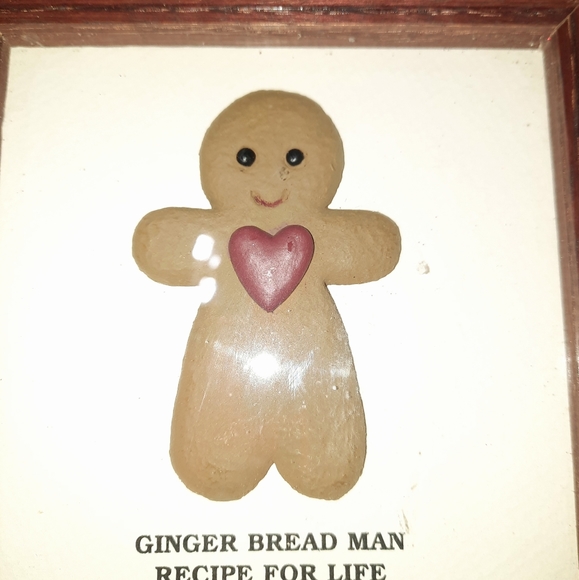 unbranded | Holiday | Gingerbread Man Recipe For Life Picture | Poshmark